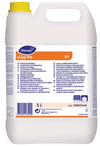 Suma Dip K1 dishwashing liquid: Diversey - Voussert