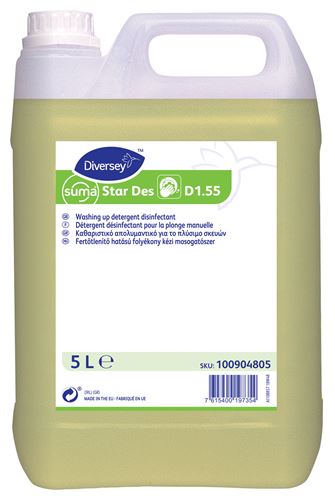 Suma star des D1.55 disinfectant dishwashing liquid - Voussert