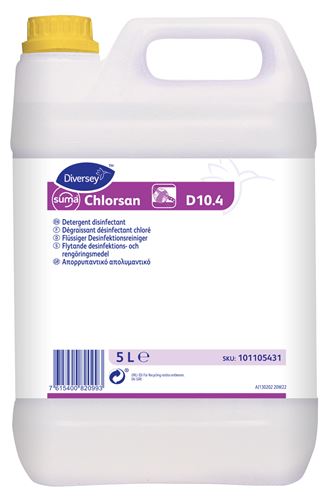 Suma chlorsan D10.4 degreasing disinfectant chlorine