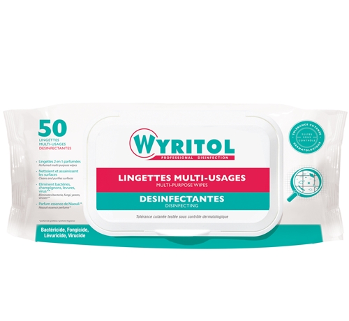 Wyritol disinfectant wipes