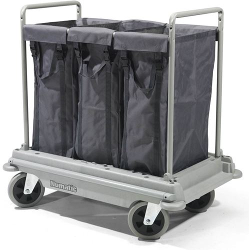 Numatic linen trolley 3X100L NB3003 - Voussert
