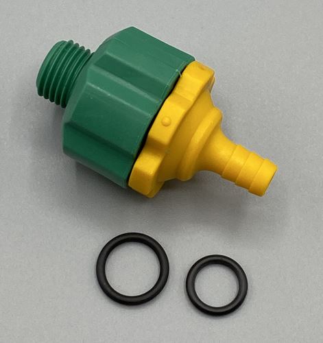 Yellow Viton check valve for power plant