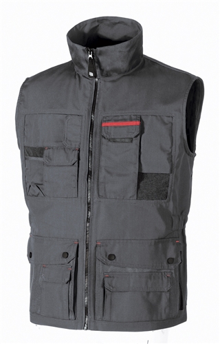 Gray work vest - UPower - Voussert