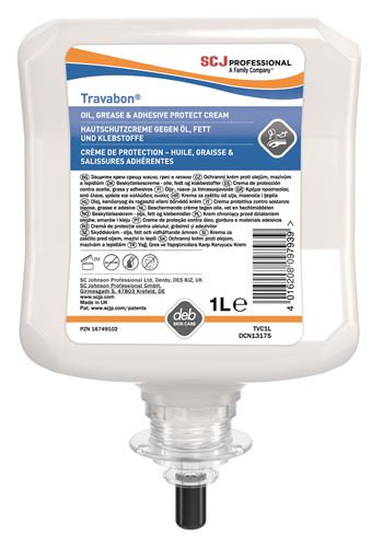 Travabon cream cartridge 6X1L Deb SC Johnson