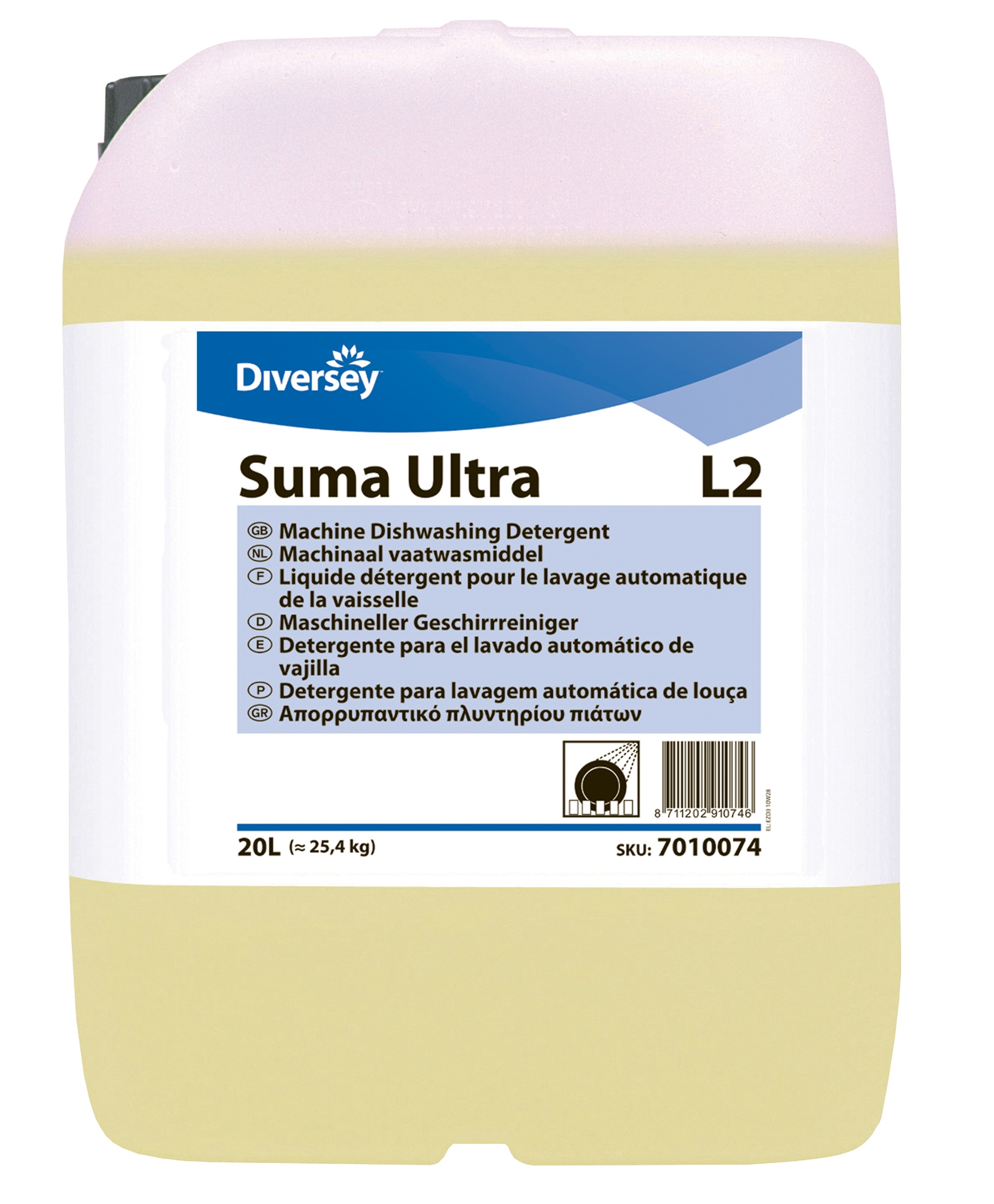 Suma Ultra L2 dishwasher liquid freshwater 25 kg