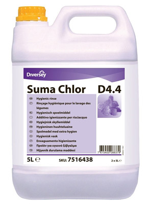 Suma Chlor D4.4 rinsing sanitizing fruit vegetables - Voussert