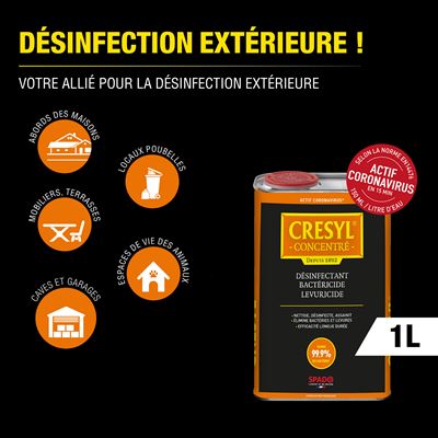 Cresyl disinfectant 1L: Spado - Voussert