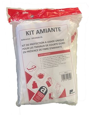Personal asbestos protection kit